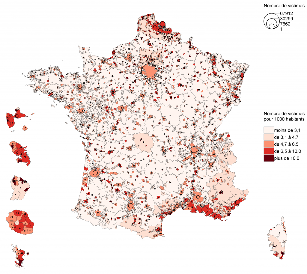 Violences volontaires hors cadre familial : les grands centres urbains pris pour cible